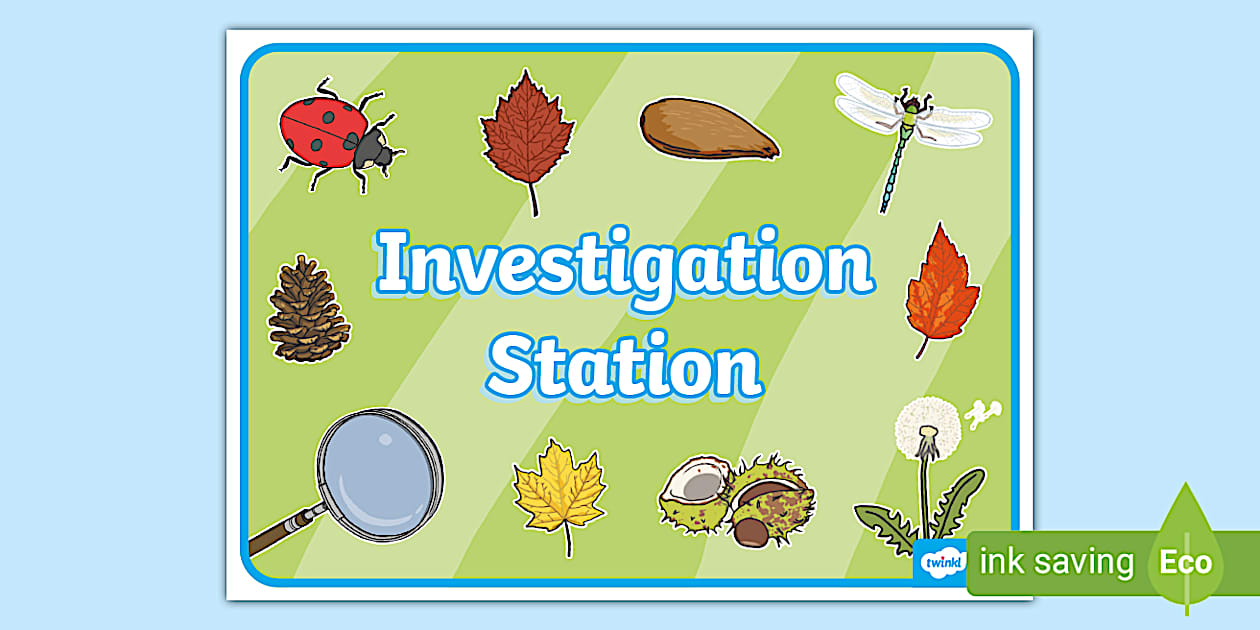 Investigation Station Poster (teacher made) - Twinkl