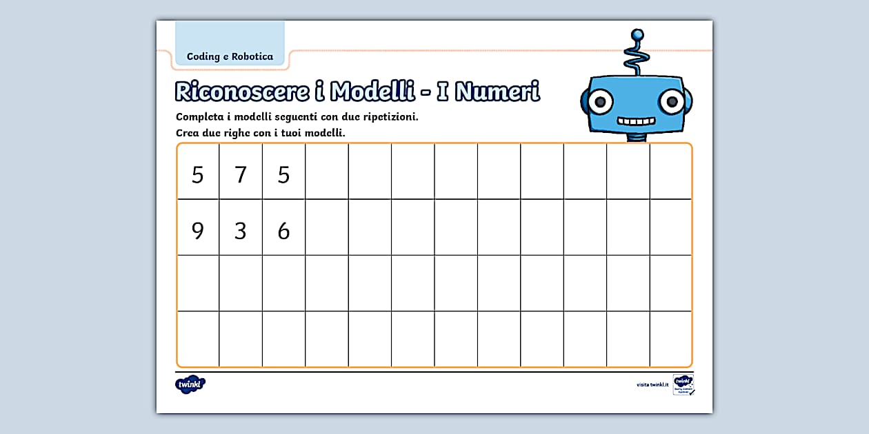 Attività di Coding con i Numeri (teacher made) - Twinkl