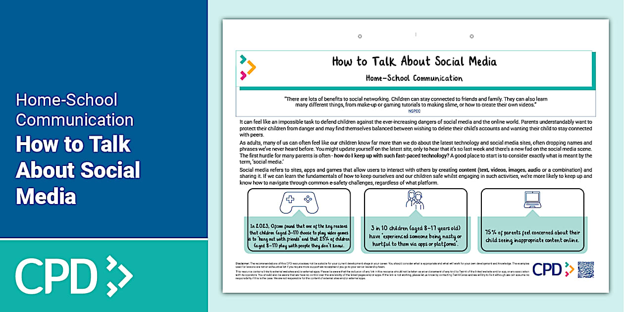 How to Talk About Social Media: Home-School Communication