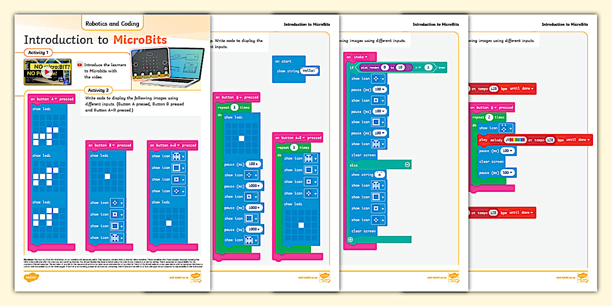 Robotics and Coding – Introduction to MicroBit - Twinkl