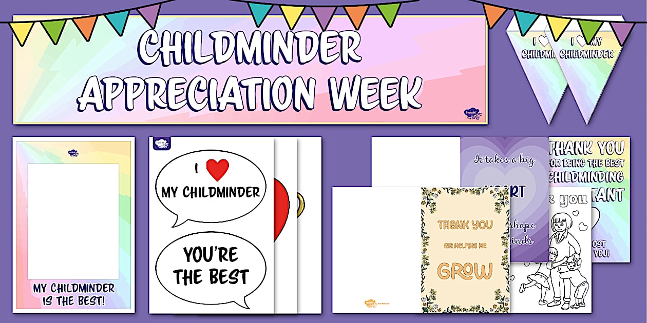 Childminder Appreciation Week Party Pack | Twinkl Party