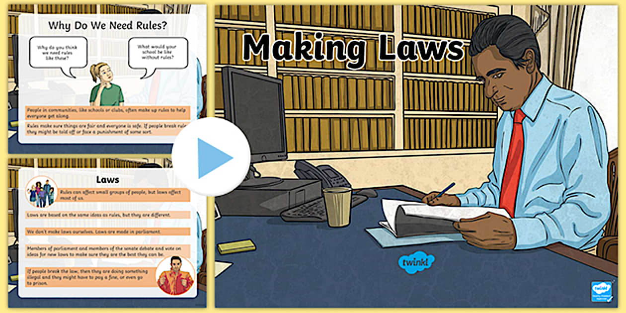 Australian Parliament: Making Laws PowerPoint (teacher made)