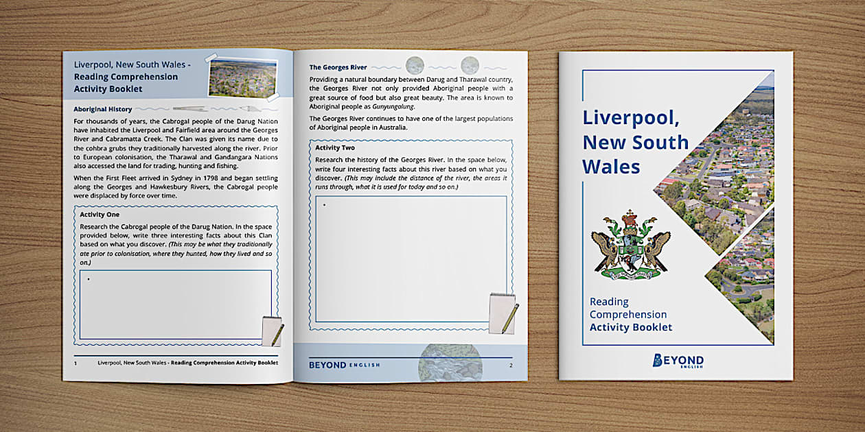 Liverpool, New South Wales - Reading Comprehension - Twinkl