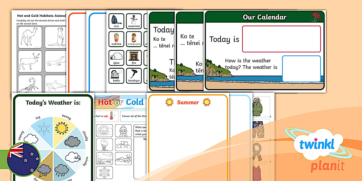 Level 1 Temperature Supporting Activity Pack - Twinkl