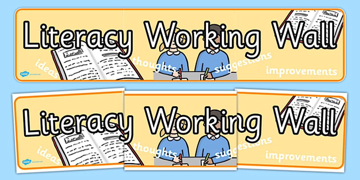 👉 English Work Display Banner (teacher made) - Twinkl