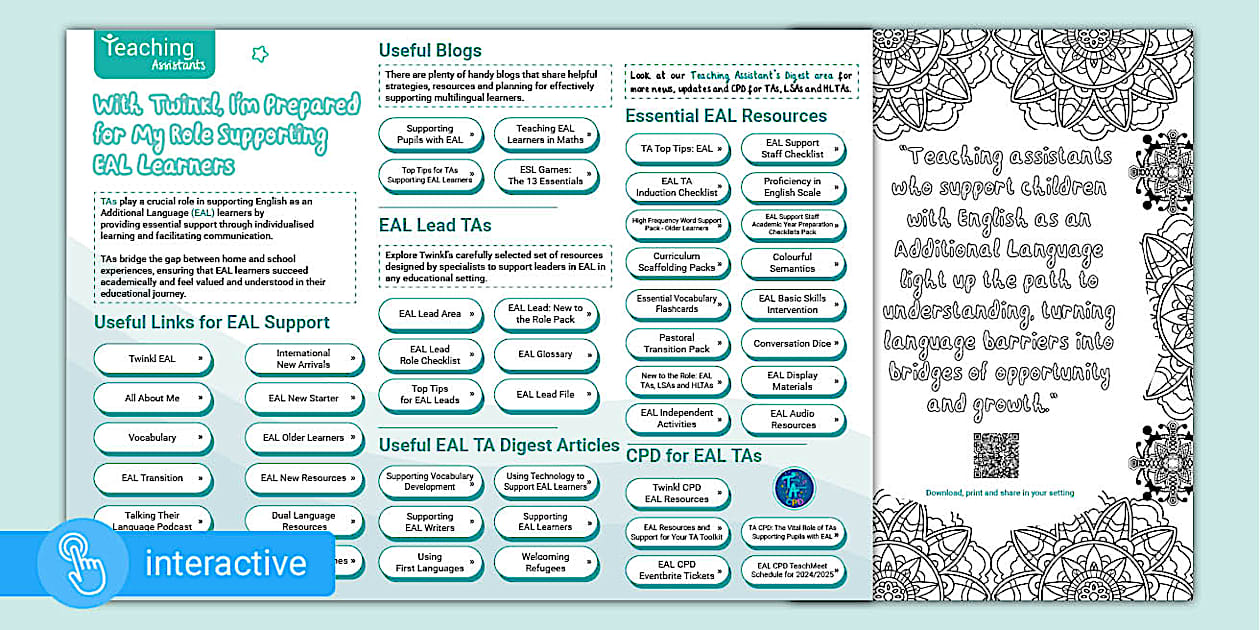 With Twinkl, I’m Prepared for My Role Supporting EAL Learners