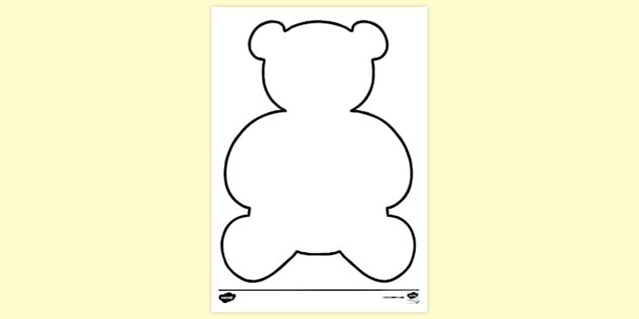 Basic Colouring Page for Preschoolers | Colouring Sheets