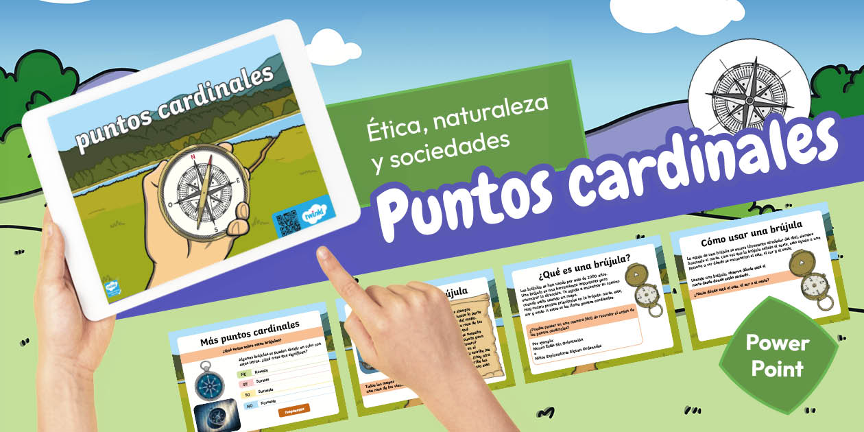 PowerPoint: Aprendiendo los puntos cardinales