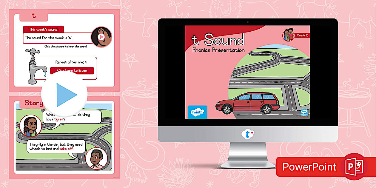 Grade R Phonics: Letter t PowerPoint Presentation - Twinkl