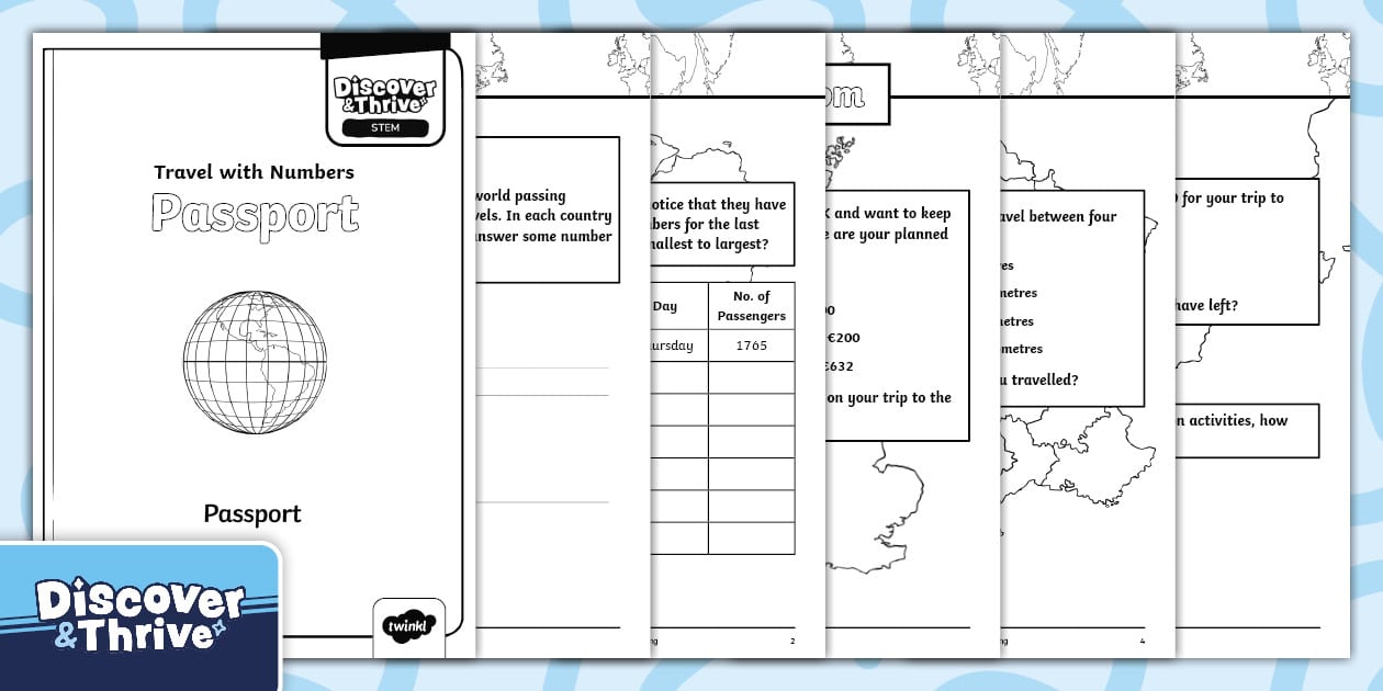 Passport Activity 3rd And 4th Class - Twinkl Ireland