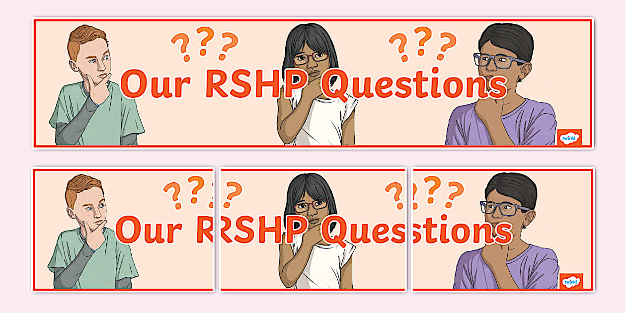 RSHP Question Box Display Banner (teacher made) - Twinkl