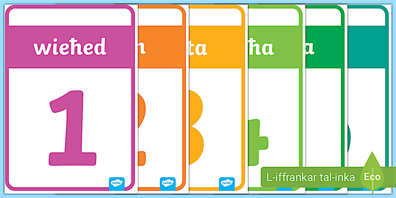 Leħħiet: In-Numri 1-10 (Hecho por educadores) - Twinkl