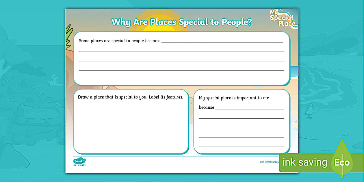 My Special Place - Why Are Places Special to People?