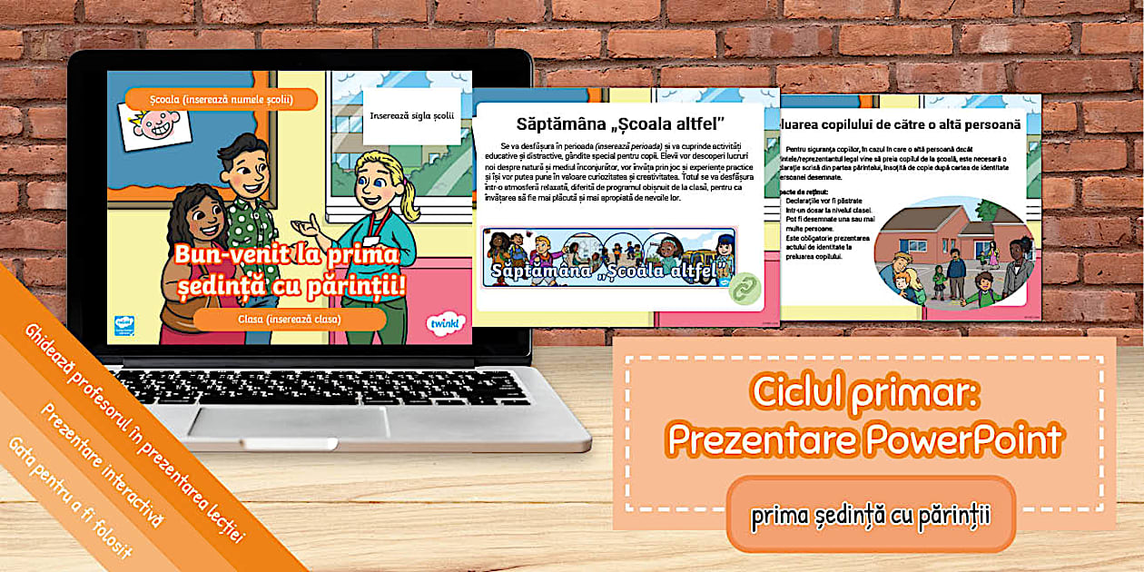 Ciclul primar: Prezentare pentru prima ședință cu părinții