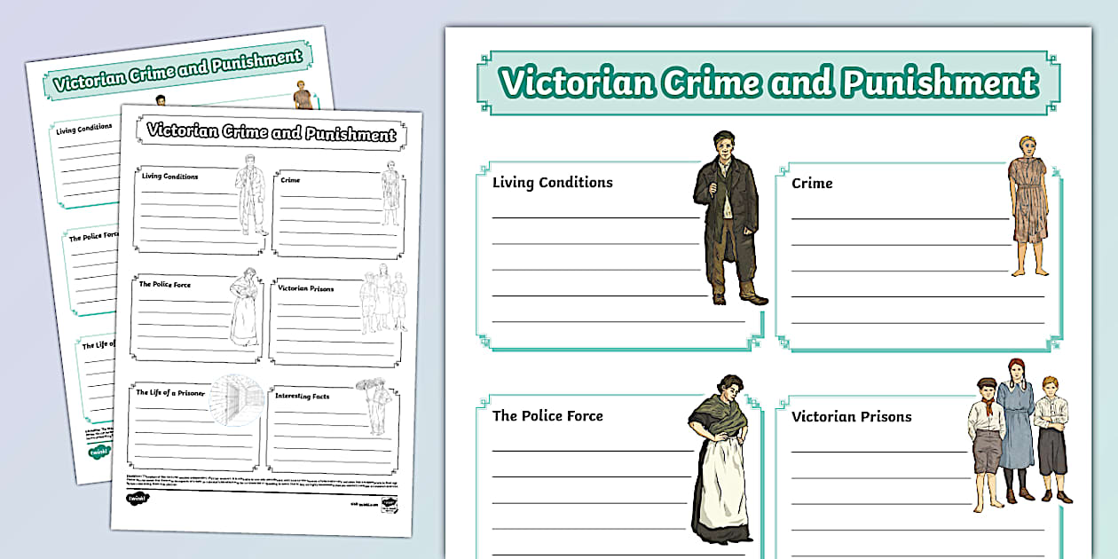Victorian Crime and Punishment Fact File Template - Twinkl