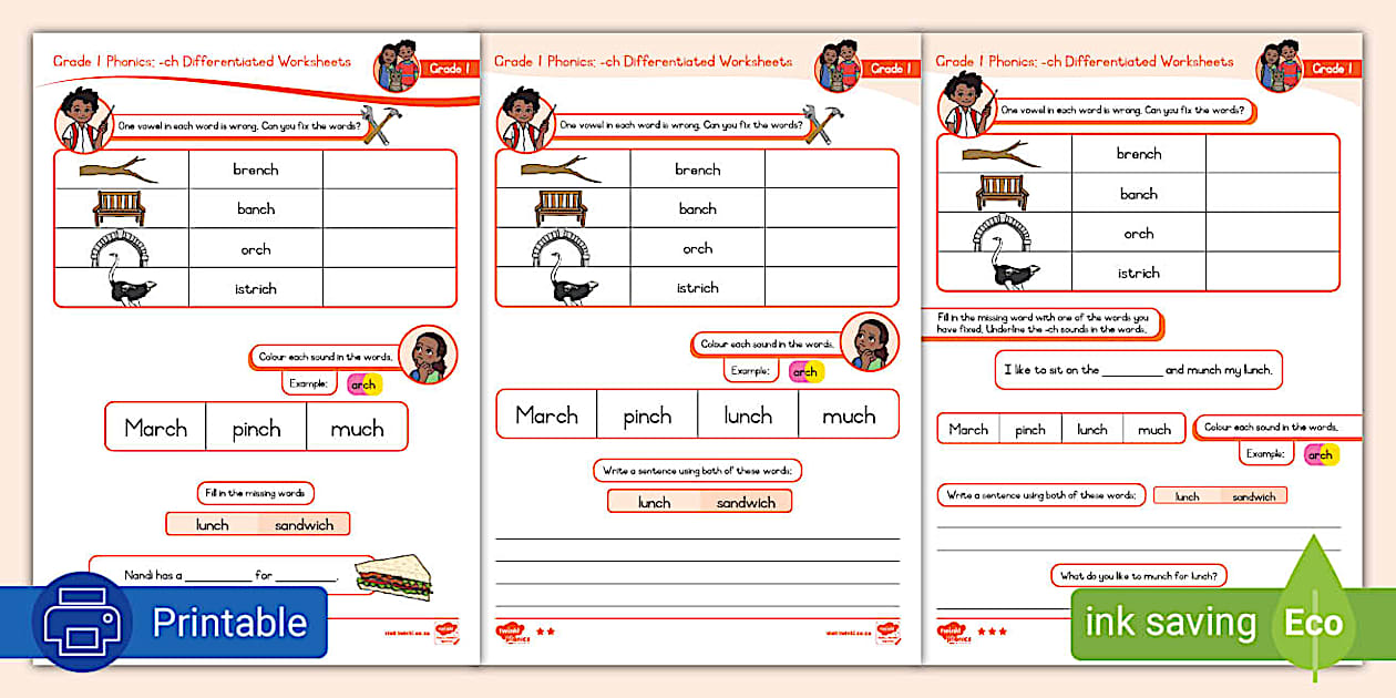 Phonics Worksheets I Resource I Twinkl ZA - Twinkl