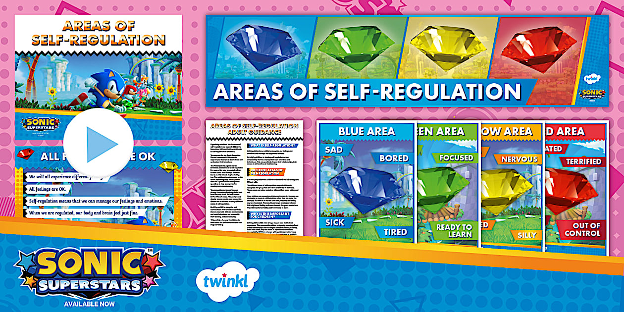 FREE! - Sonic: Areas of Self-Regulation Pack (teacher made)