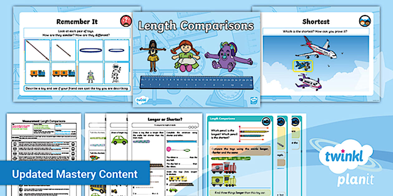👉 Y1 Understanding Length and Height PlanIt Maths Lesson 2