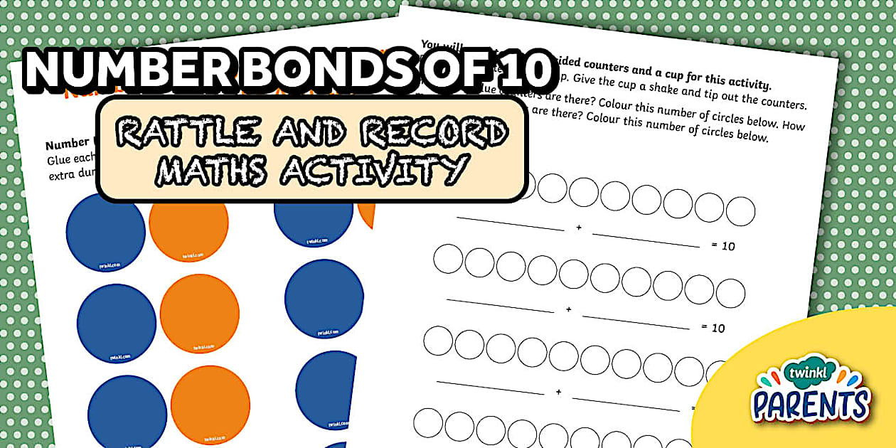 Number Bonds of 10 Activity for Addition