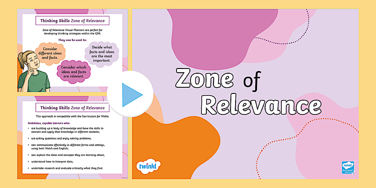 CfW Thinking Skills: Zone of Relevance (teacher made)