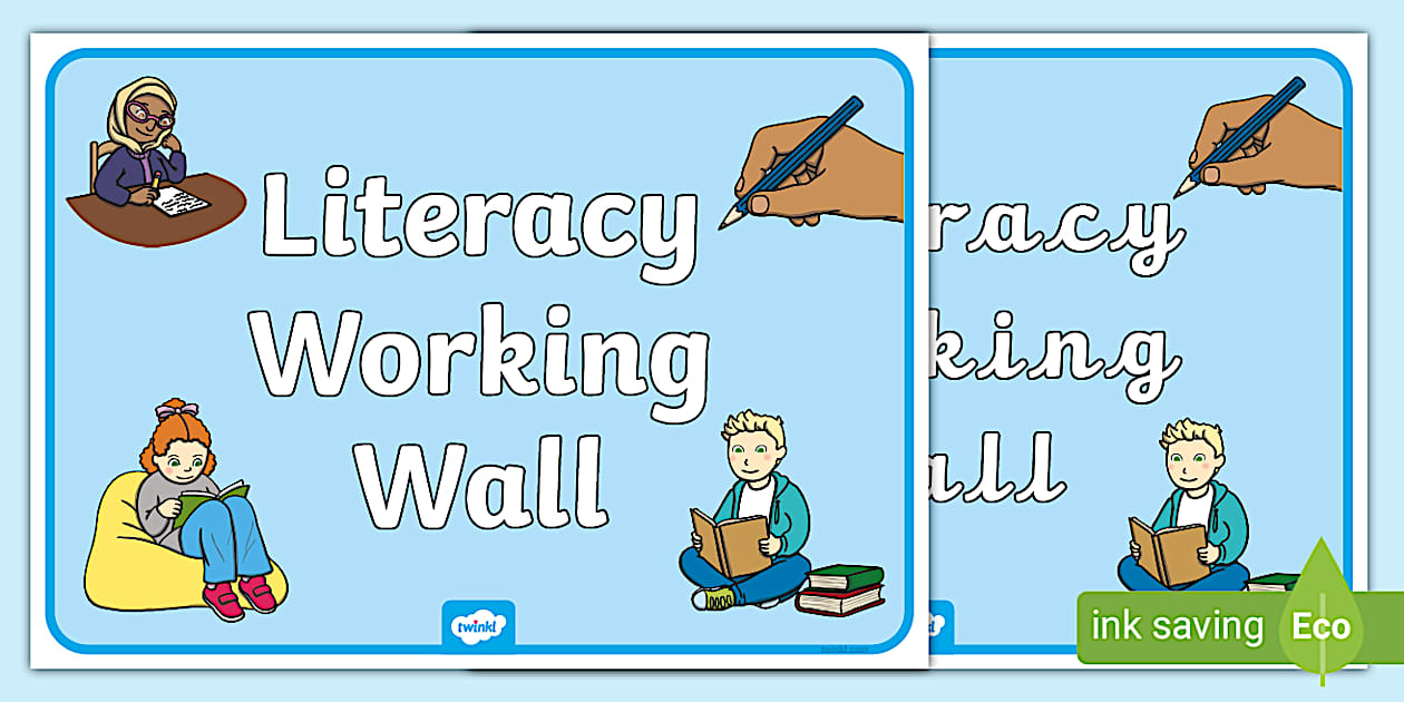 English Working Wall Display Poster - English Working Wall Display Poster