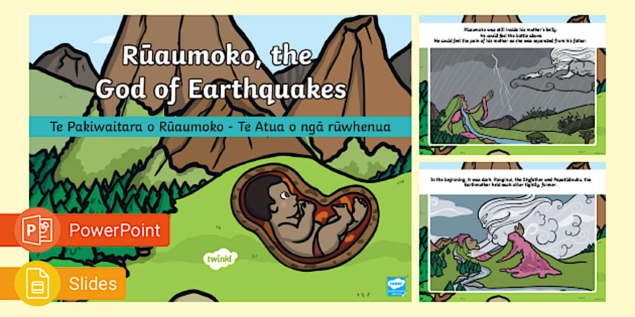 Rūaumoko - Māori God of Earthquakes and Volcanoes PowerPoint