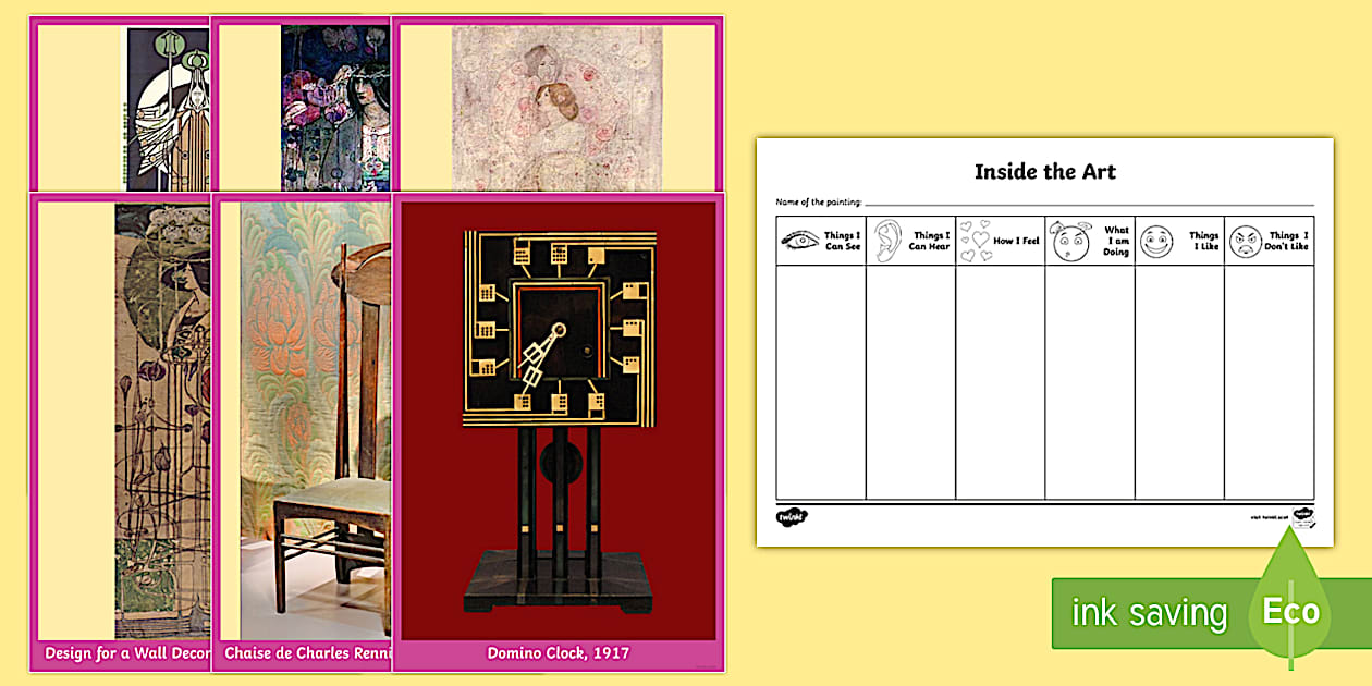 CfE Second Level Charles Rennie Mackintosh Art Appreciation Activity Pack