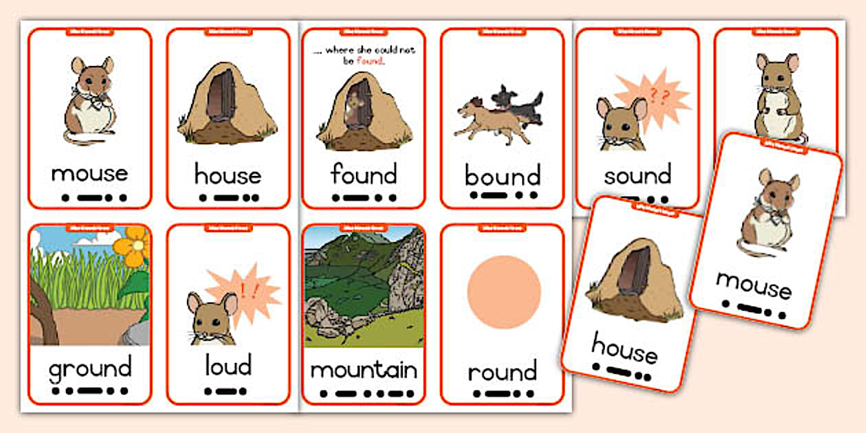 Rhyme and Read Flashcards: Miss Mouse's House (CAPS Aligned)