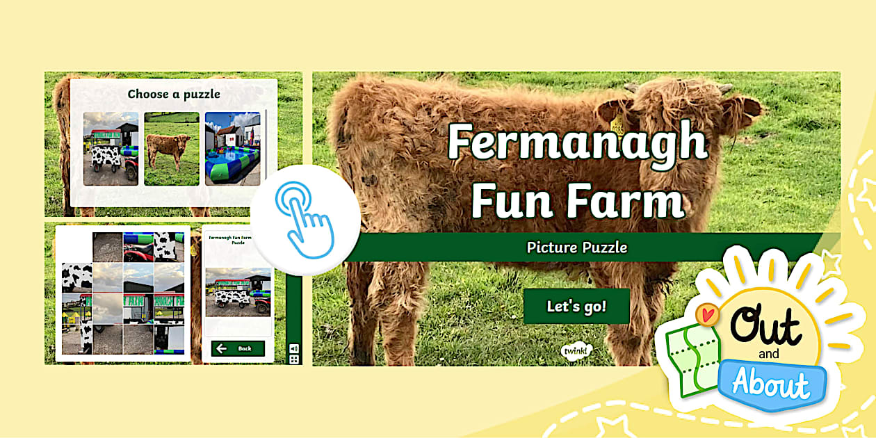 Fermanagh Fun Farm Picture Puzzle (Teacher-Made) - Twinkl