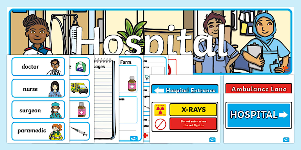 Hospital Role Play Pack (teacher made) - Twinkl