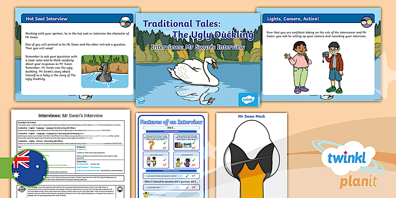 Foundation Writing The Ugly Duckling Interviews Lesson 2
