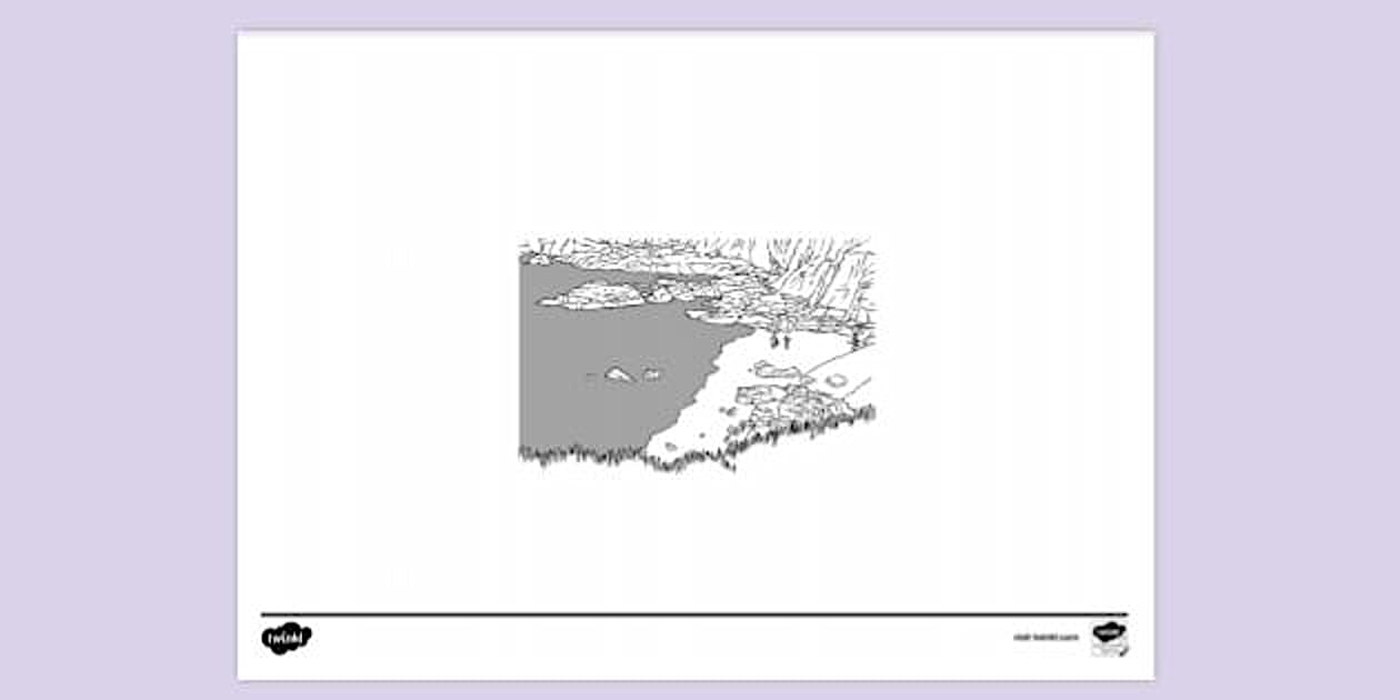 Bay Colouring | KS1 Colouring Sheets | Twinkl Resources