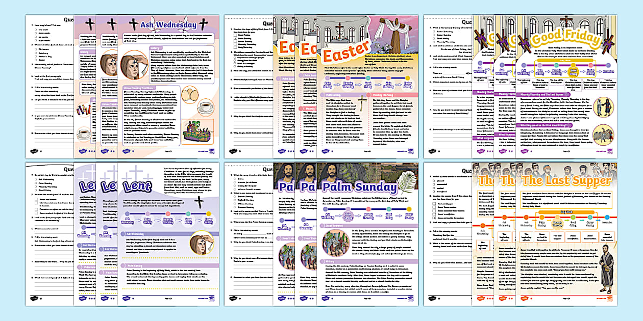 UKS2 The Easter Reading Comprehension Collection - Twinkl