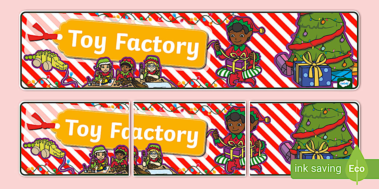 Toy Factory Display Banner - Twinkl - KS1 (teacher made)