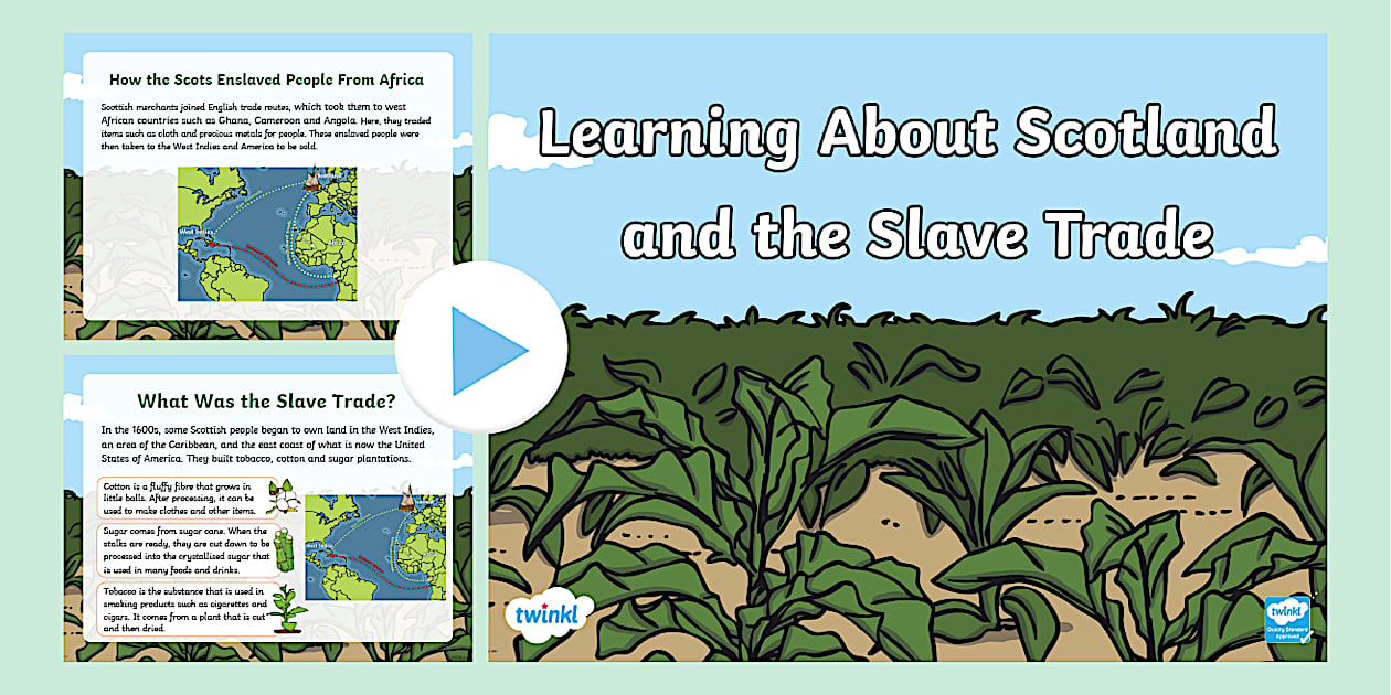 Learning about Scotland and the Slave Trade PowerPoint