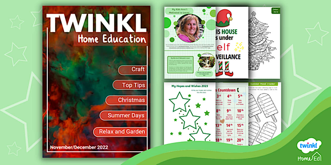 Home Education November/December Magazine (teacher made)