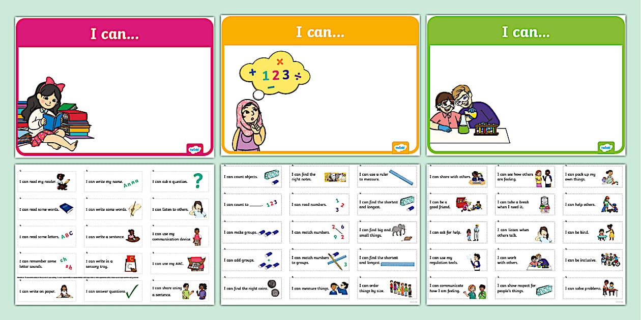 Inclusion I Can... Statements (Teacher-Made) - Twinkl