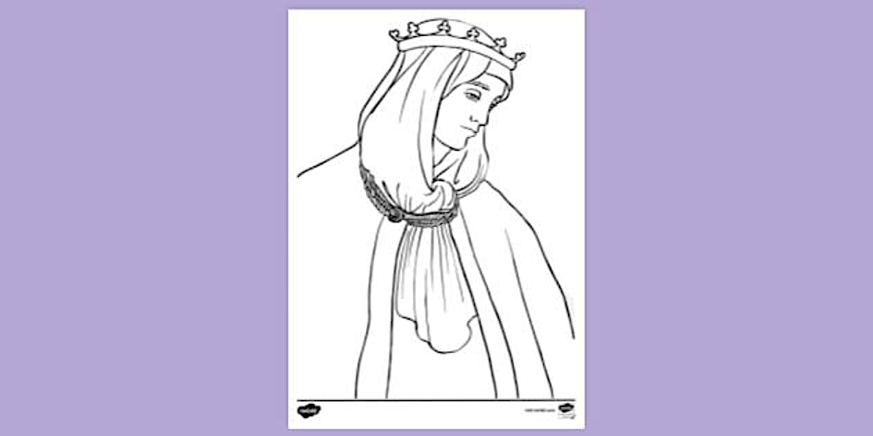 St Margaret Colouring Sheet | Colouring Sheets - Twinkl