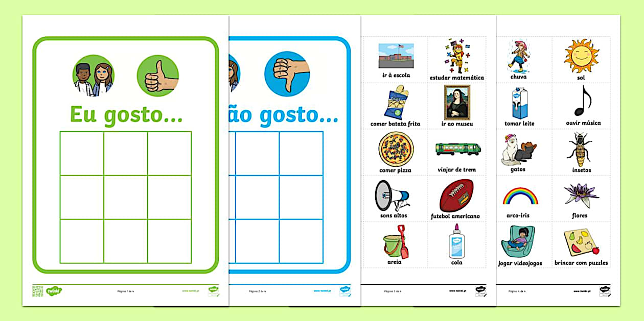 O que eu gosto e o que eu não gosto: Recurso Tudo sobre Mim