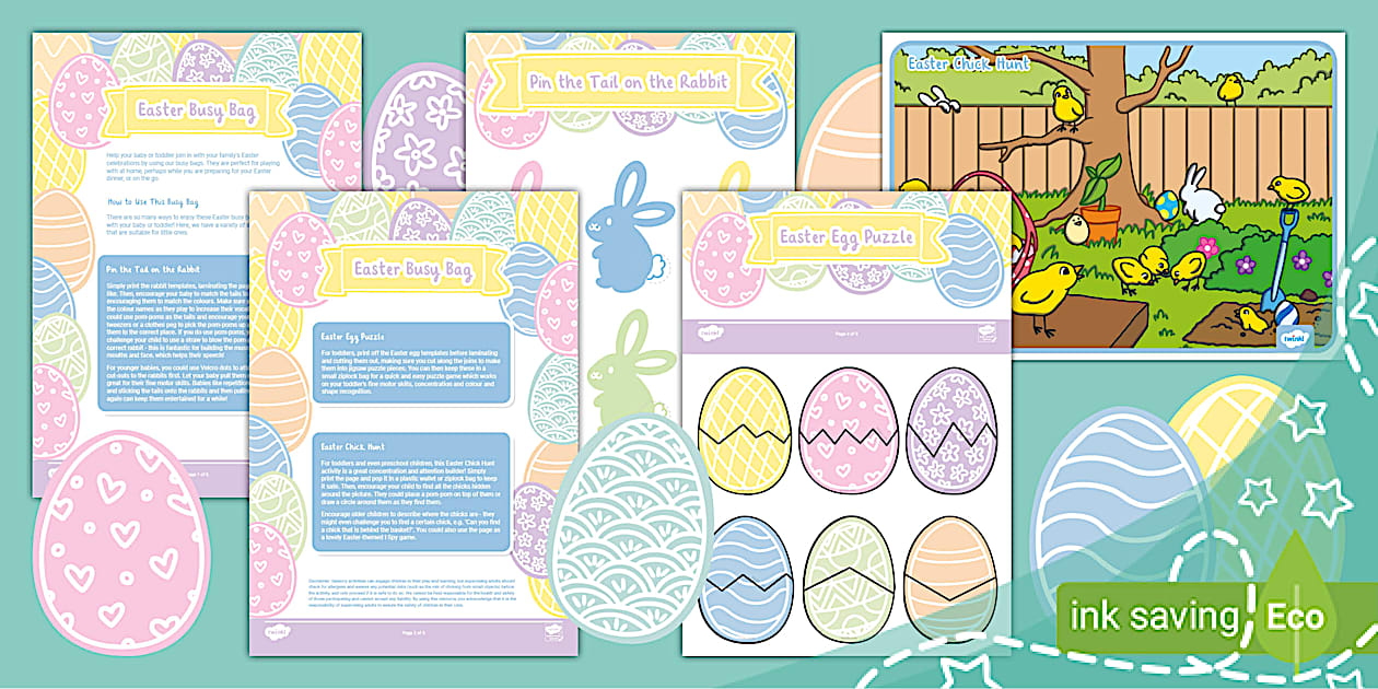 Easter Busy Bag (Teacher-Made) - Twinkl