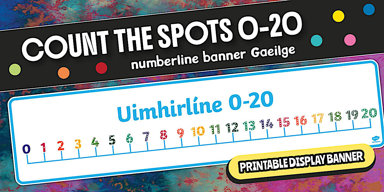Uimhirlíne (teacher made) - Twinkl