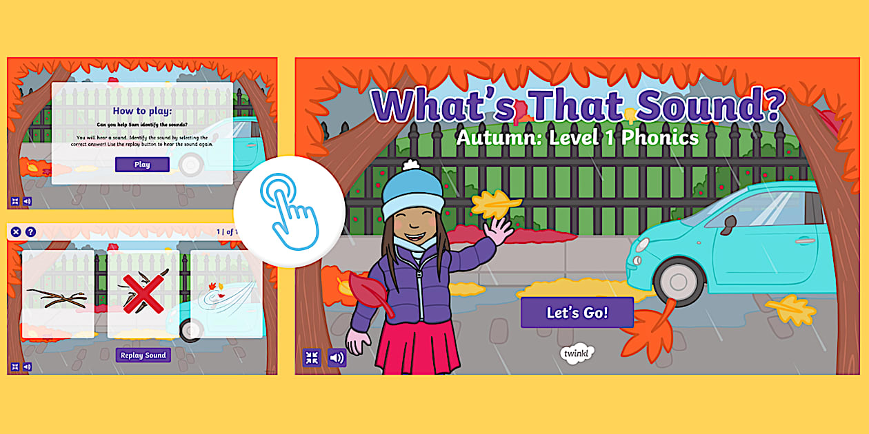 Level 1 Phonics Autumn Sounds Game | Twinkl Go! - Twinkl
