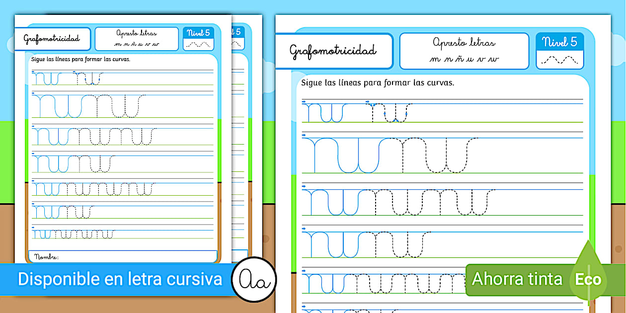 Hermoso recurso para practicar el trazado de curvas necesarias para trazar