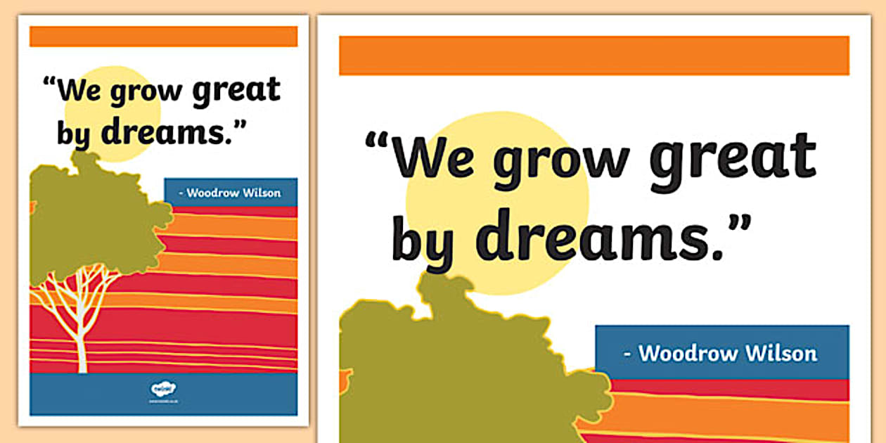 Wilson Inspirational Classroom Quote Display Poster - Twinkl