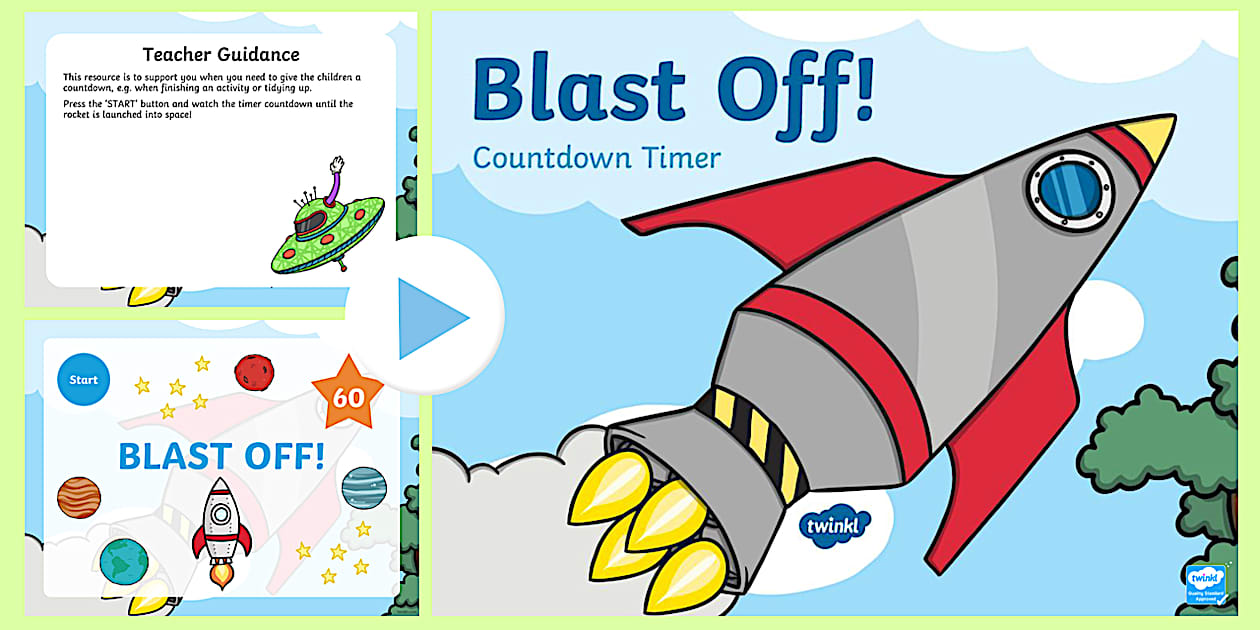 Classroom Countdown Timer | Timer in PowerPoint Template