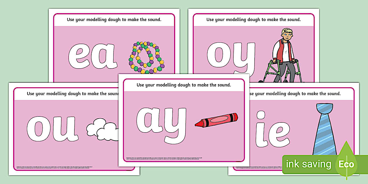 Phase 5 Modelling Dough Mats | Twinkl - Twinkl