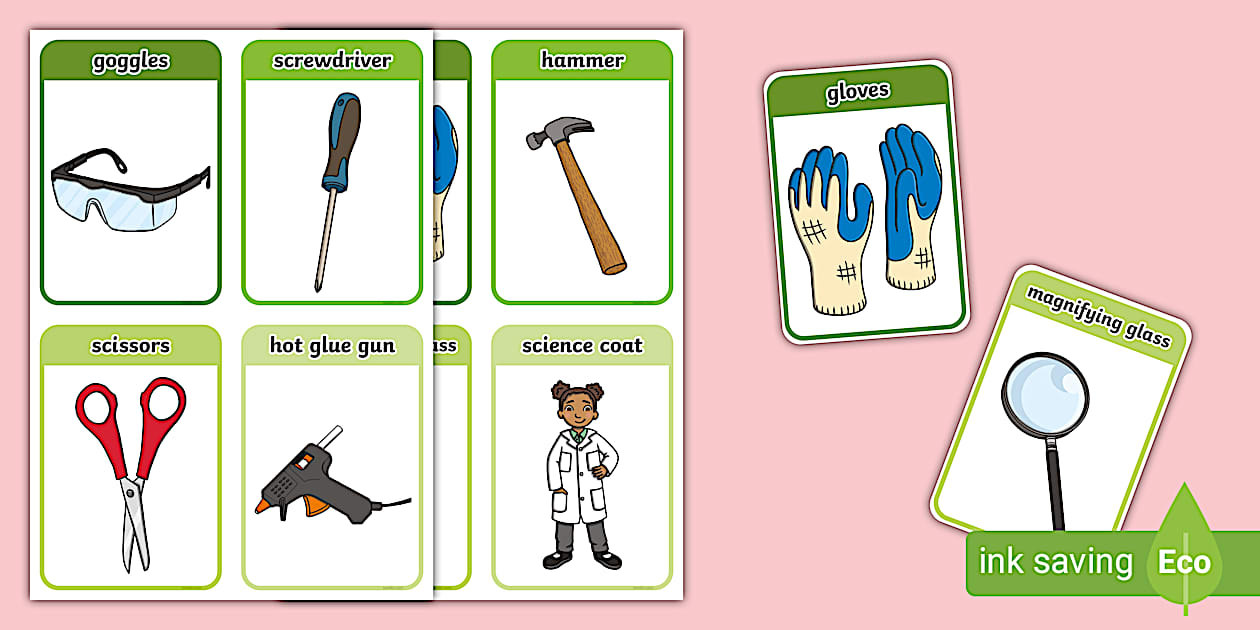 STEM Equipment Word Cards