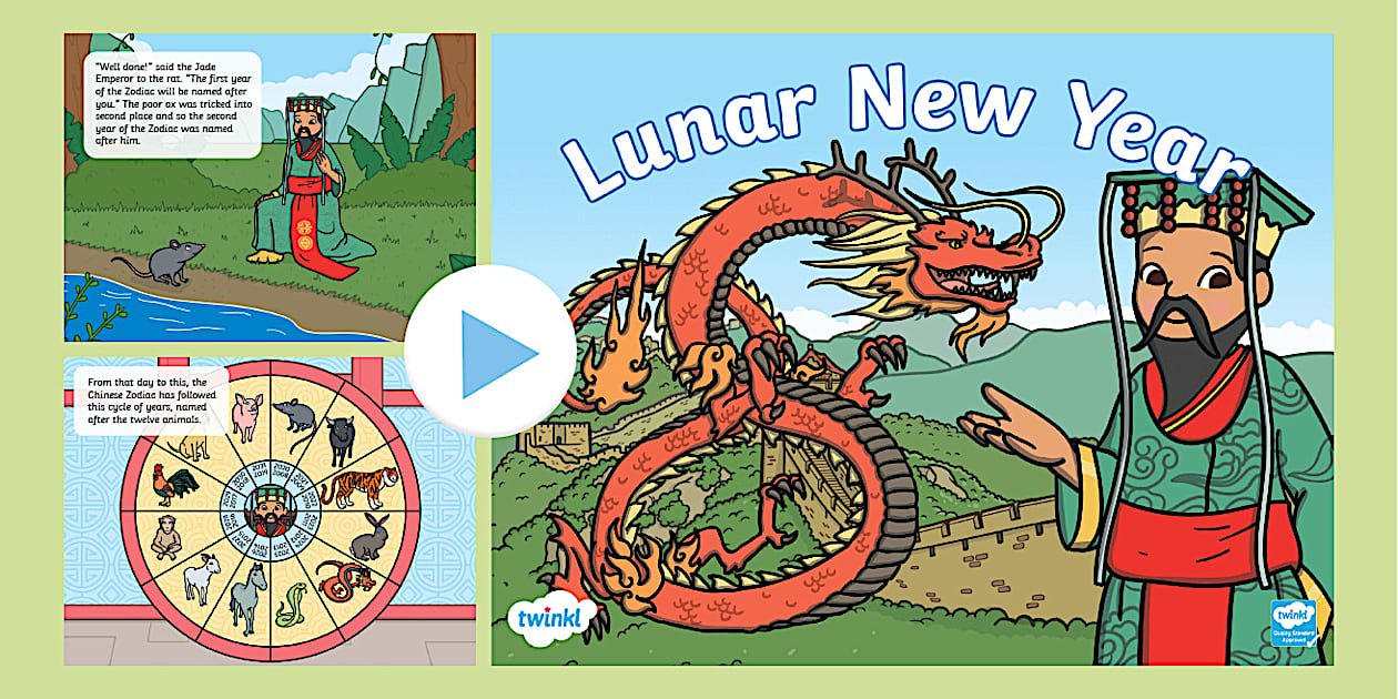 Lunar New Year Story PowerPoint (Teacher-Made) - Twinkl