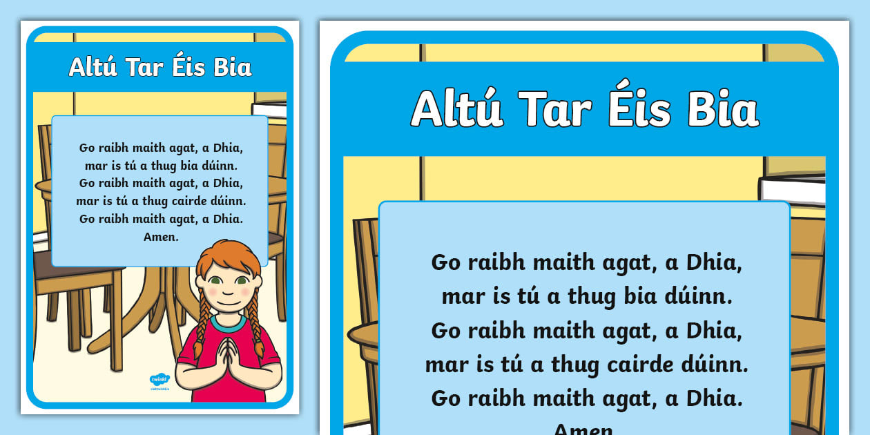 Altú Tar Éis Bia (teacher made) - Twinkl