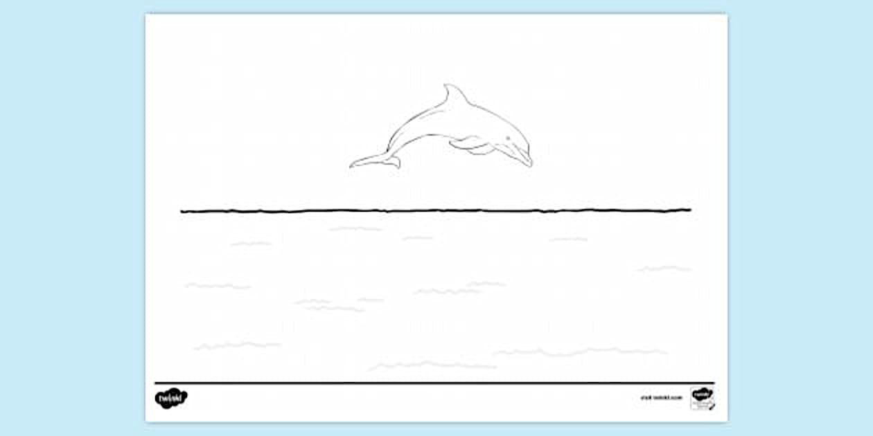 Ocean Colouring Page for Children | Colouring Sheets